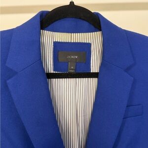 J. Crew | Jackets & Coats | J Crew Royal Blue Jacket | Poshmark